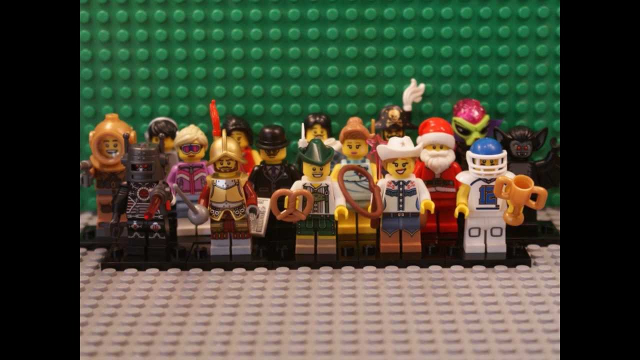 lego series 8 minifigures 8833 - YouTube