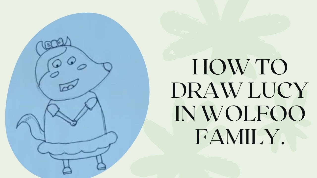 How to draw Lucy in Wolfoo family - YouTube