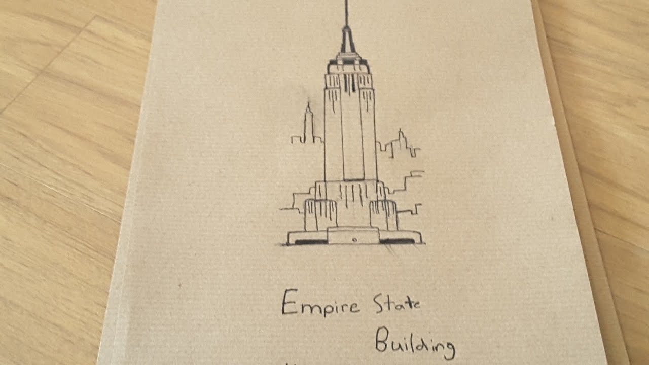 Lets draw The Empire State Building! PART 1 - YouTube