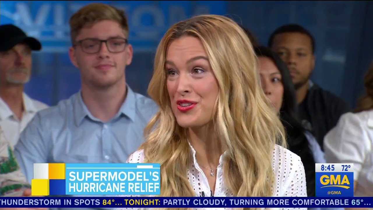 Petra Nemcova talks about Hurricane Recovery on Good Morning America ...