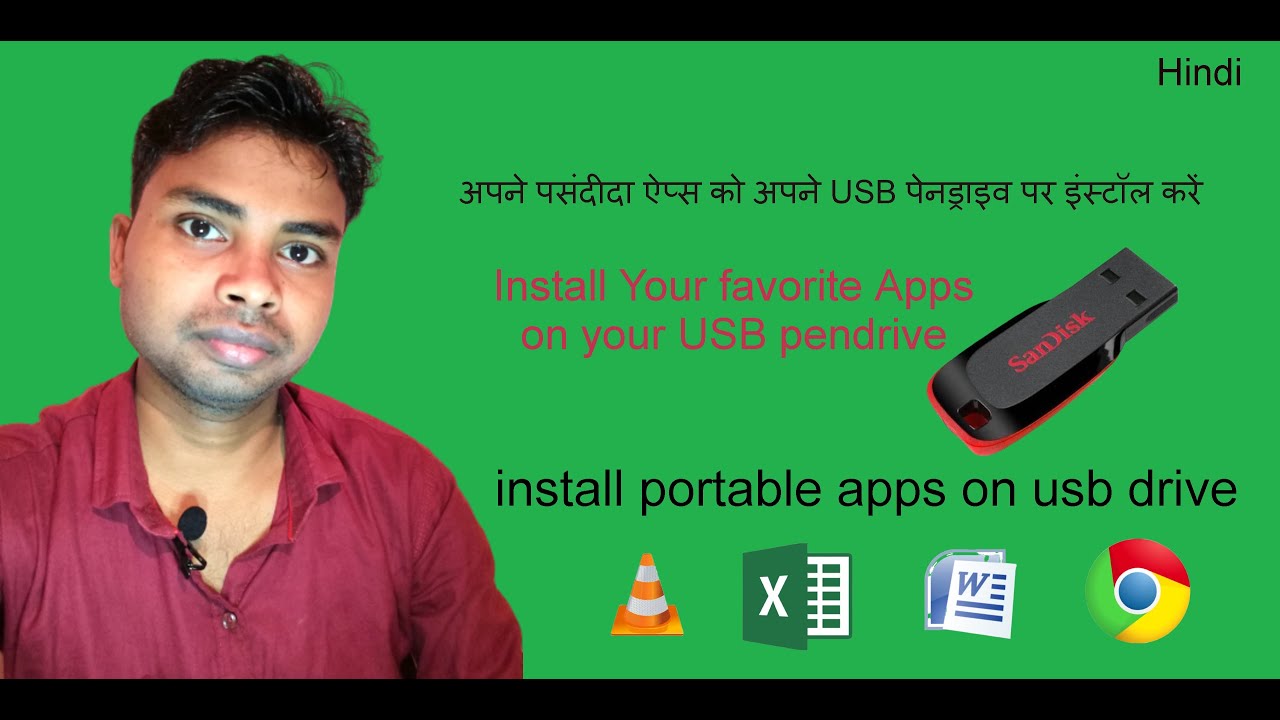 Install your favorite apps on usb || Portable Apps || Tech World Rahee ...