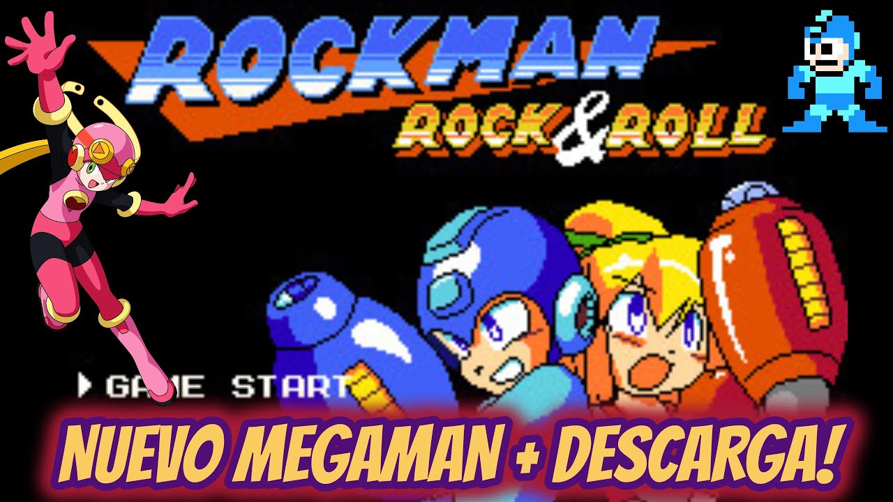 ROCKMAN "ROCK AND ROLL" NUEVO JUEGO 8-BITS AL MEJOR ESTILO FAMILY GAME ...