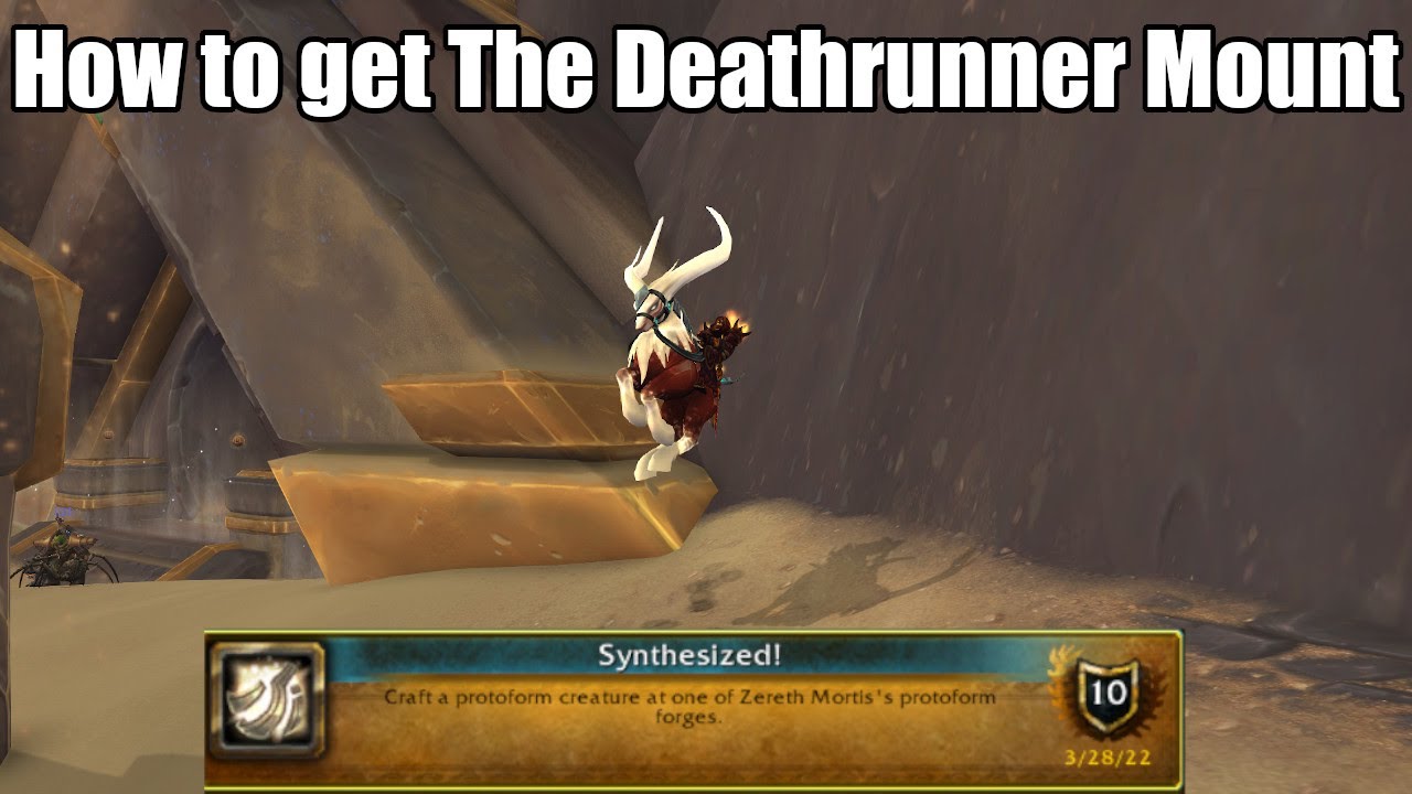 How To Get The Deathrunner Mount In Patch 9.2 In ZerethMortis Zone ...