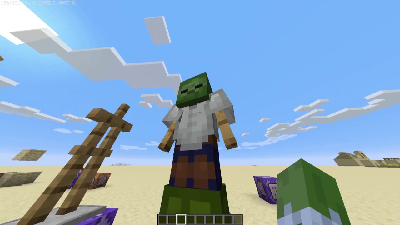 Minecraft Rotating Armor stands - YouTube