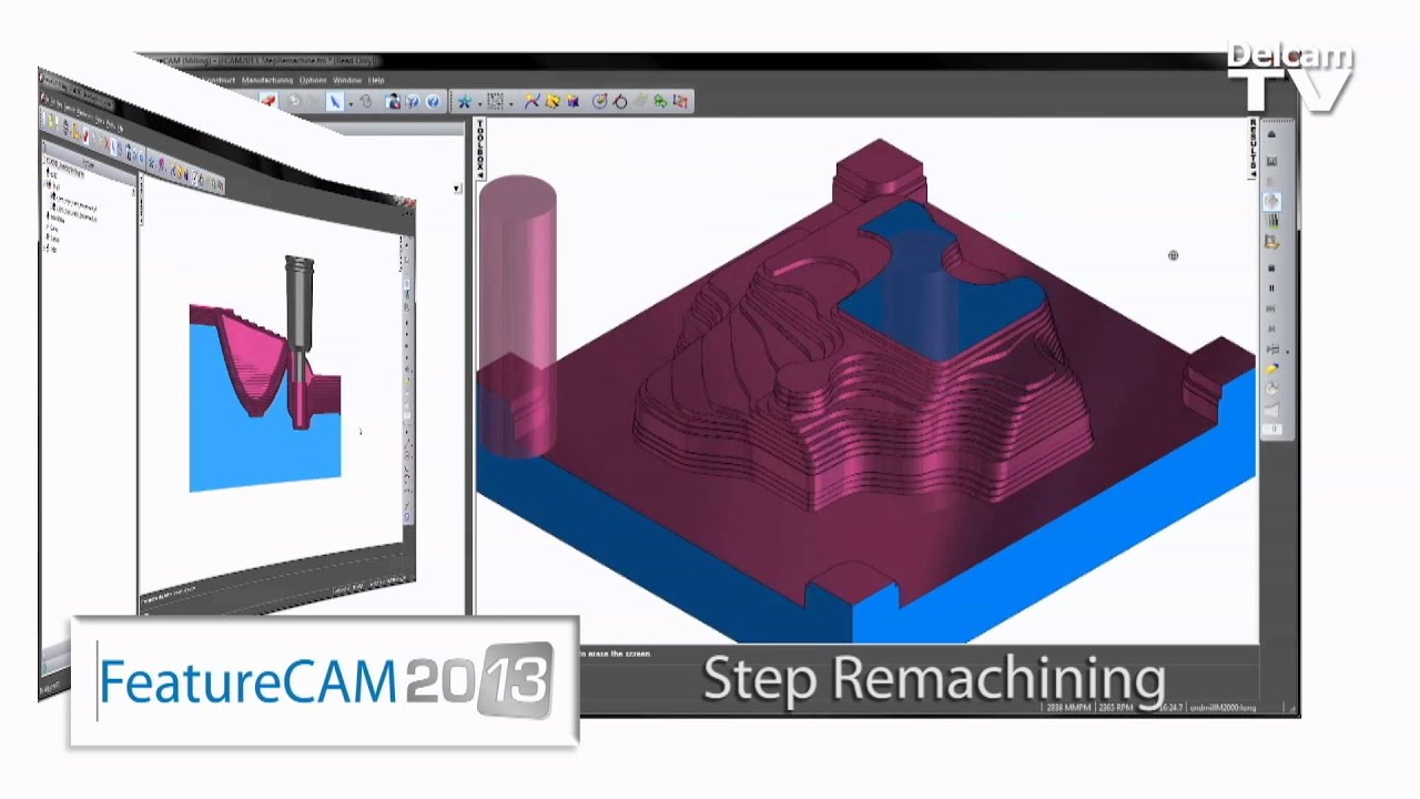 Delcam FeatureCAM 2013 - YouTube