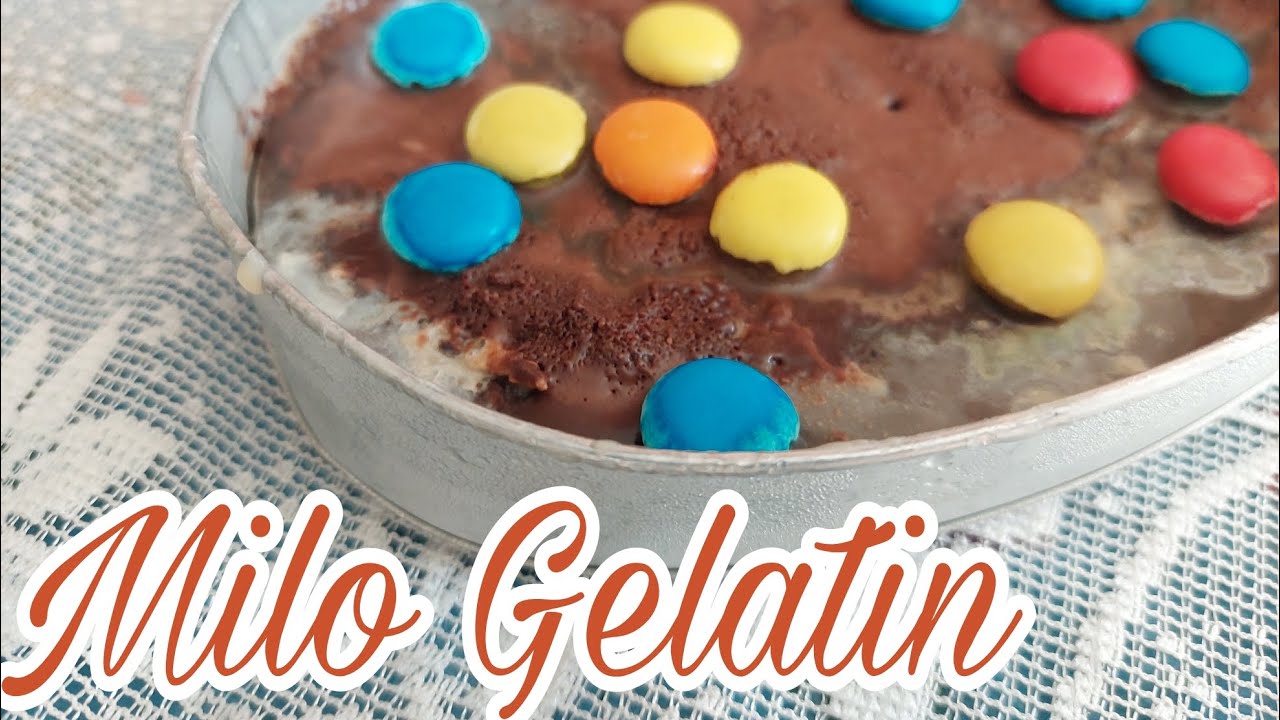 DIY MILO GELATIN DESSERT! | TRY THIS !!! @steshevlogs - YouTube