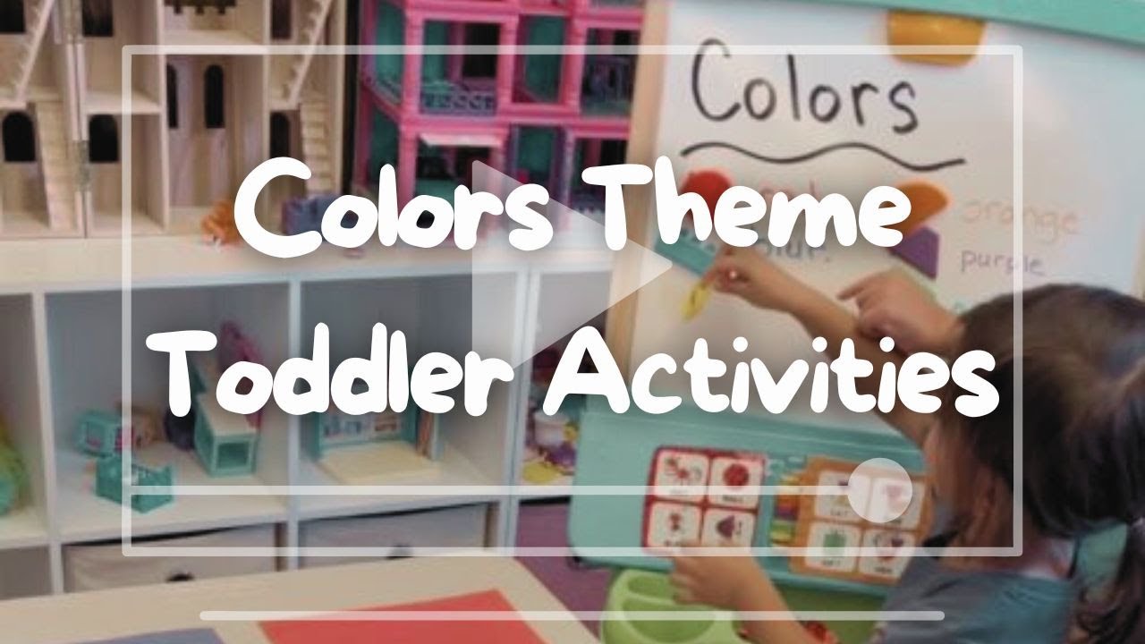 Reviewing Colors Toddler Activity - Homeschool Preschool Colors Unit # ...