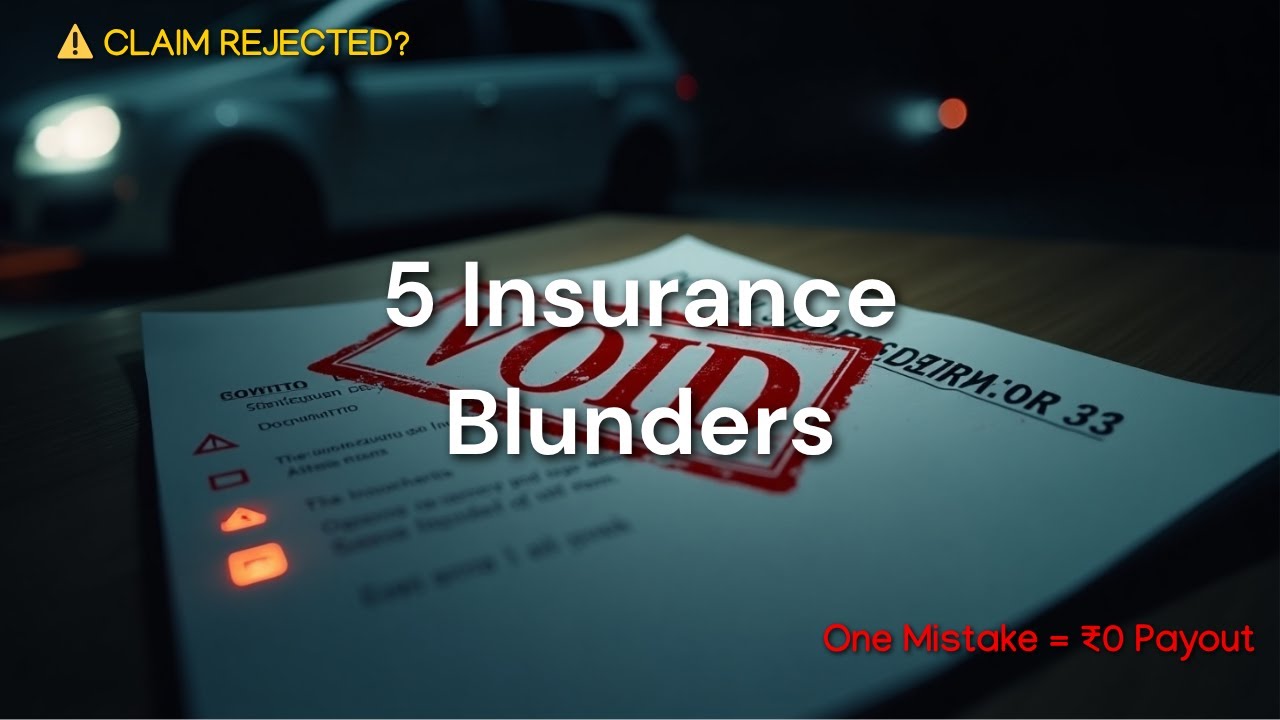 5 Insurance Mistakes That Can Void Your Claim (And Cost You ₹₹₹) - YouTube