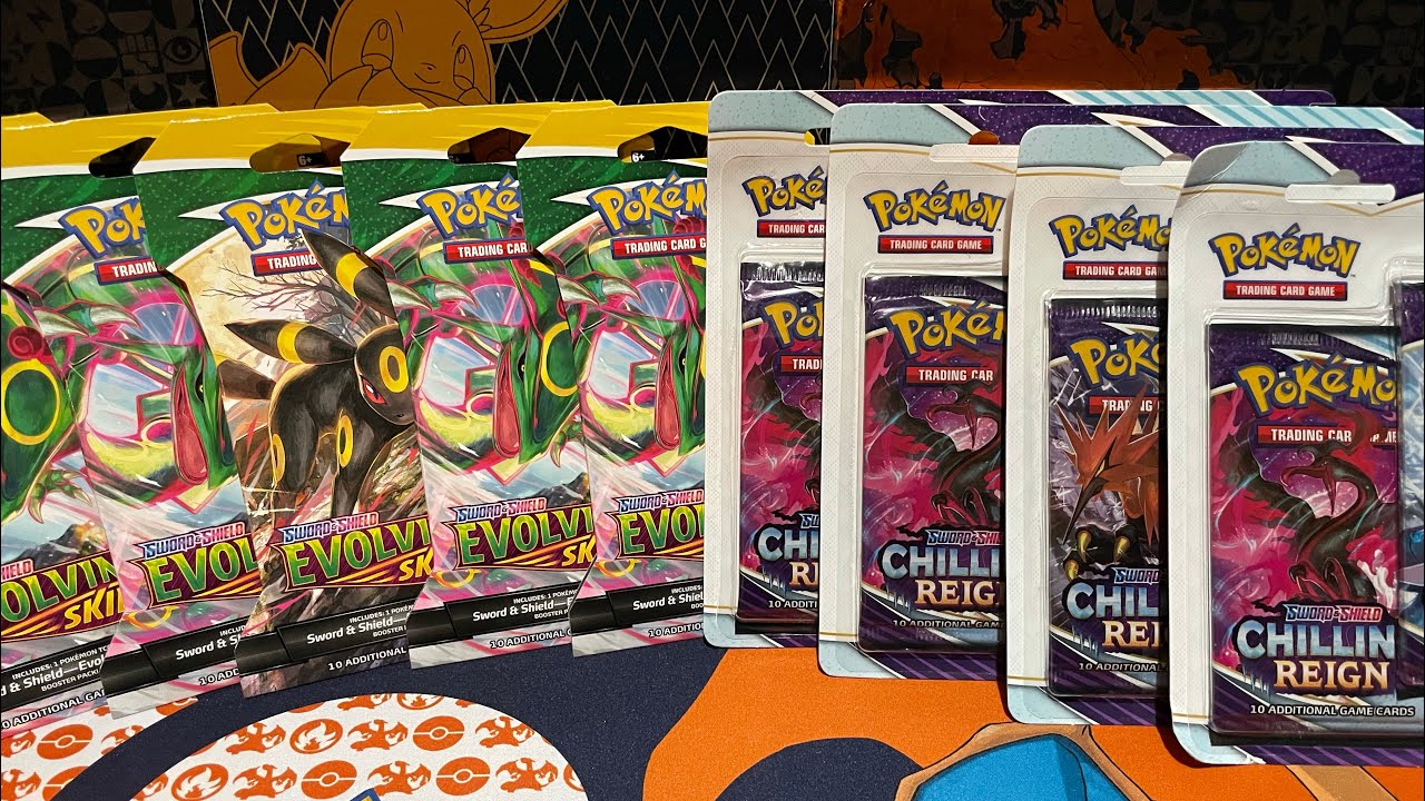 Chill Pokémon Opening! Cracking some Evolving Skies and Chilling Reign ...
