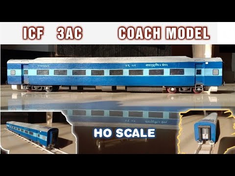 (PART 3) ICF 3ac COACH MODEL || Ho scale train model || last part icf ...