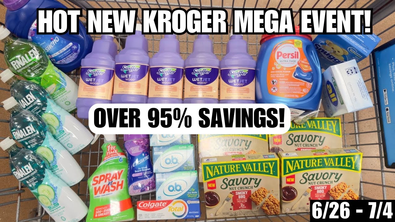 BEST KROGER DEALS | HOT NEW KROGER MEGA EVENT | OVER 40 ALL DIGITAL ...