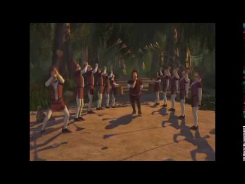 We are number one but is shrek 2 trumpets scene