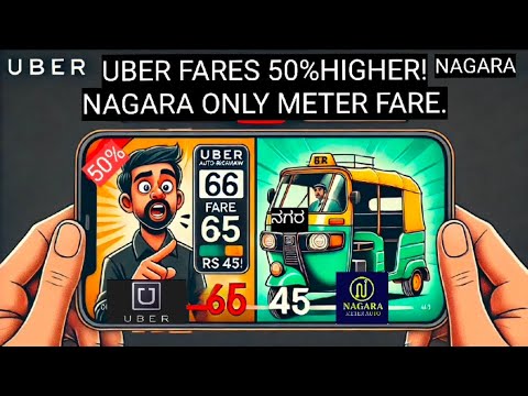UBER FARES 50% HIGHER!NAGARA METER AUTO &TAXI |GOVERNMENT REGULATED ...