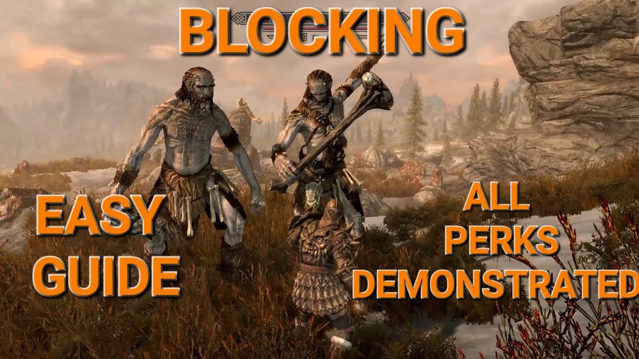 Best method to level up your blocking skill in Skyrim AE - YouTube