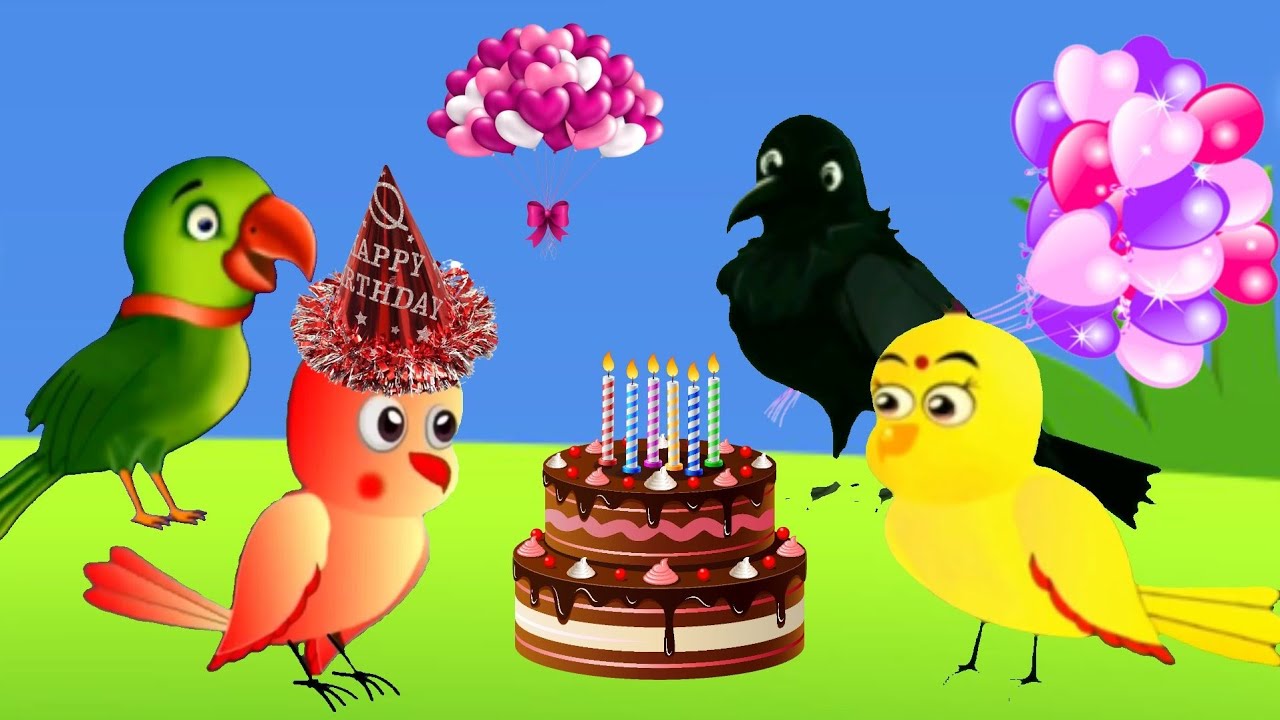 Beti wala cartoon // Beti ke birthday // HD cartoon // choti tuni bird ...