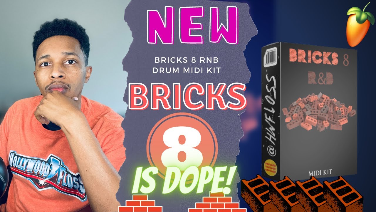 Best Midi Kit Bricks 8 | Bricks 8 RnB Drum Midi Kit - YouTube