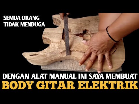 cara membuat body gitar elektrik | Membuat gitar sendiri