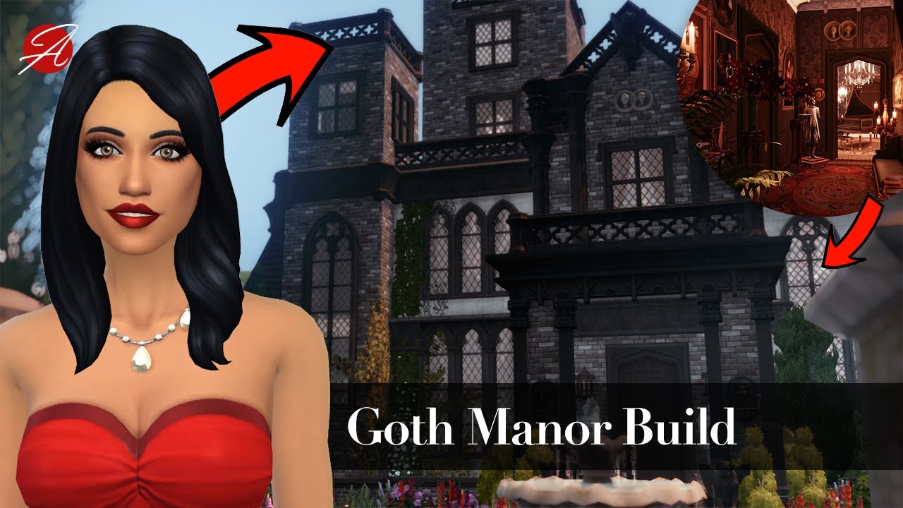 The GOTHS are MOVING to the house they DESERVE! | The Sims 4 GOTH Speed ...