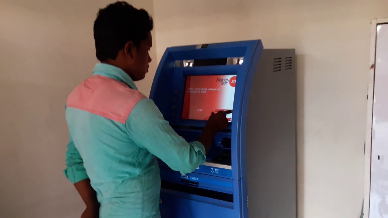 Hi Tach ATM How To Money Transaction - YouTube