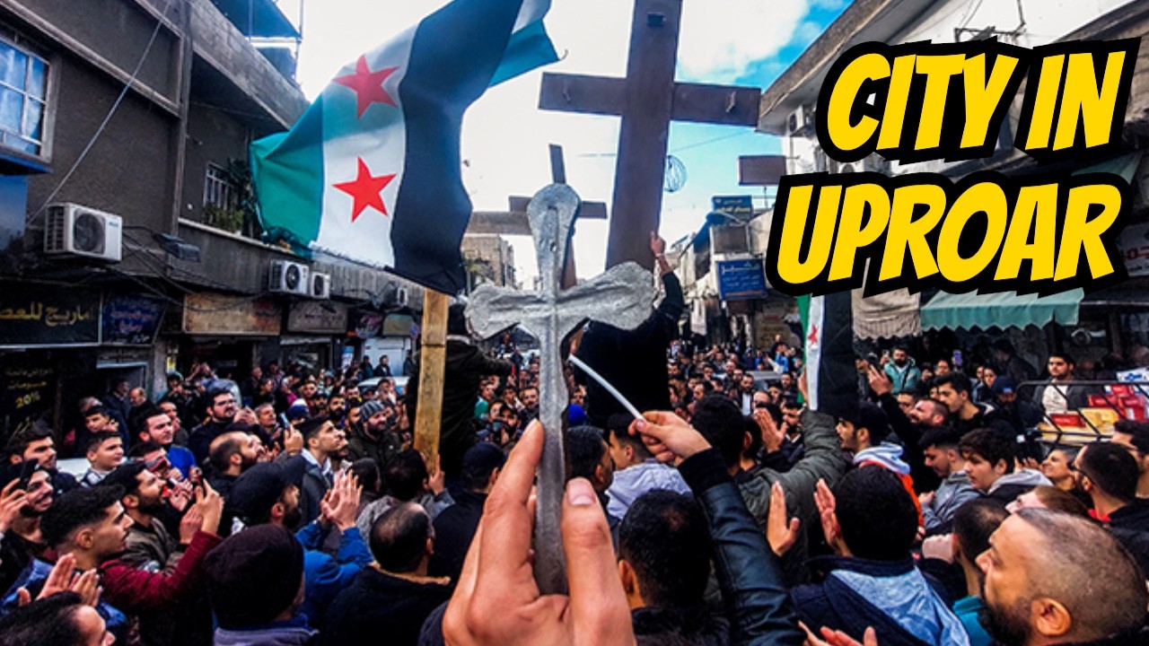 Protests Erupt in Damascus After Christmas Tree Burning Sparks Outrage ...