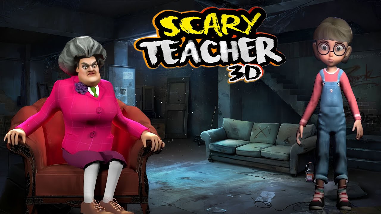 English Scary Teacher 3D Live stream - YouTube