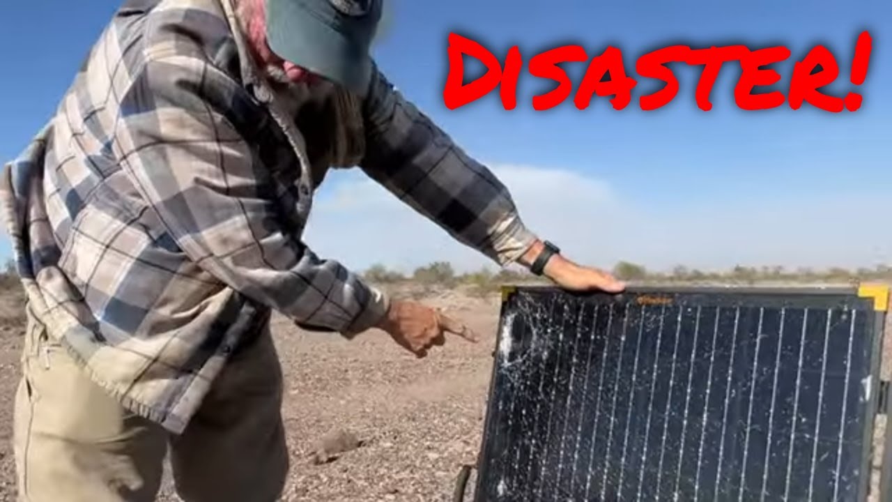 Solar Panel Disaster in High Wind - YouTube