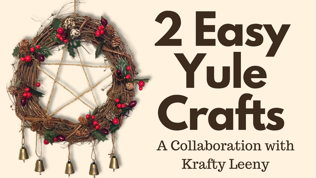 Easy Yule Craft | DIY Yule Decor | DIY Yule Decorations - YouTube