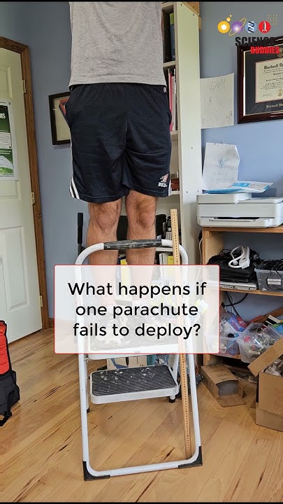 parachute terminal velocity science project - YouTube