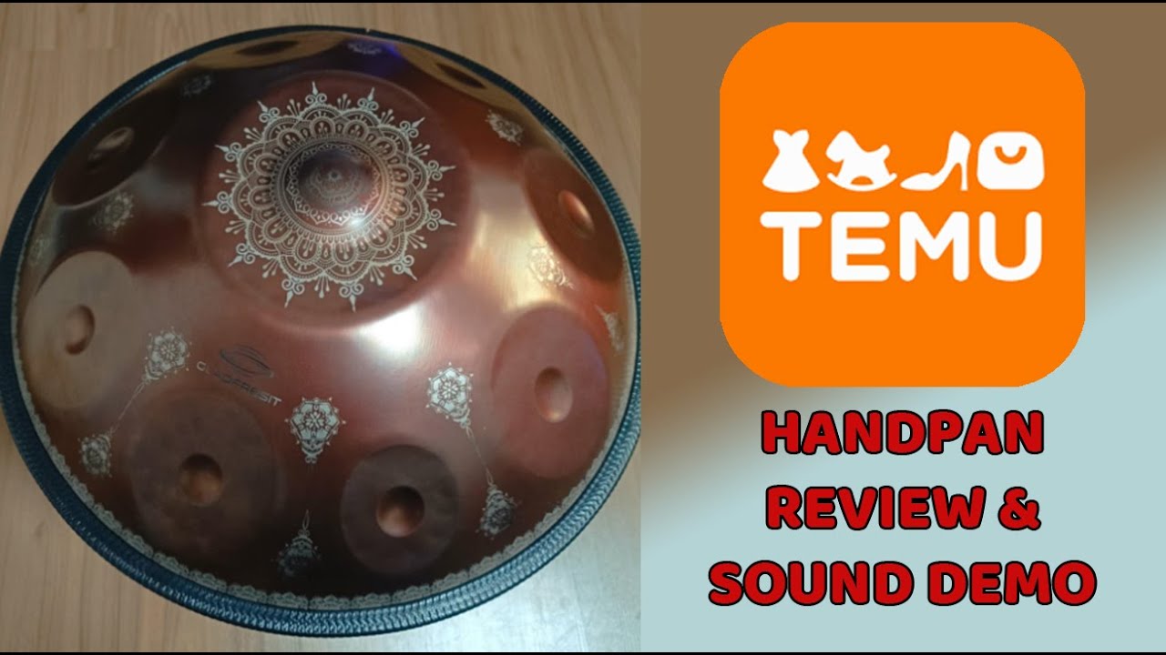 TEMU HANDPAN REVIEW & SOUND DEMO (18 inch) @temu #handpan #drums #music ...