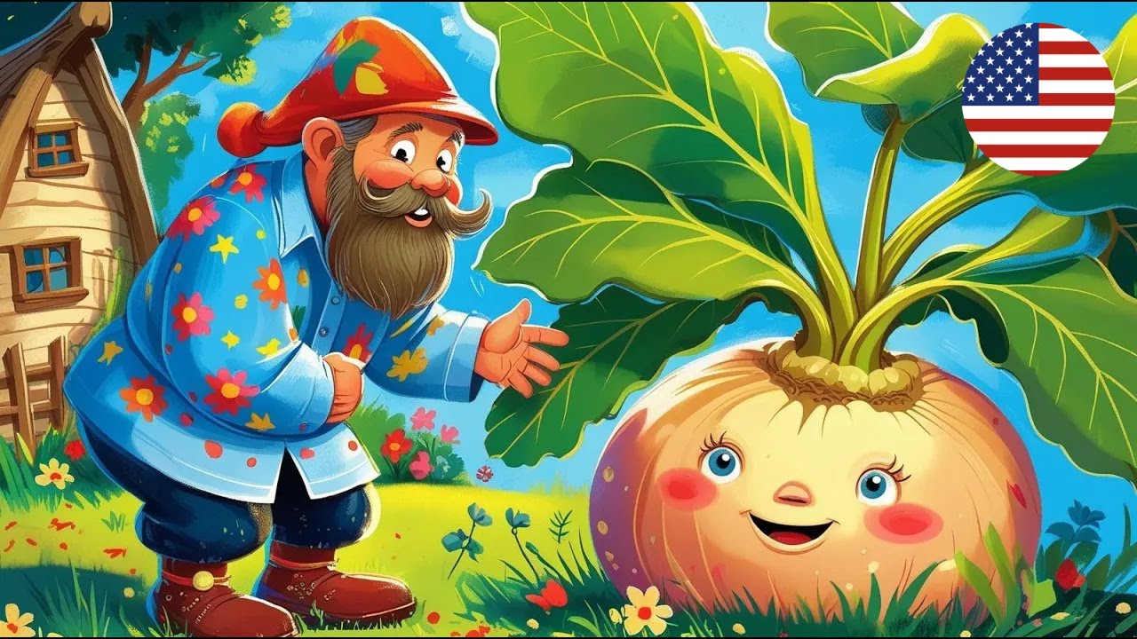 The Giant Turnip – Bedtime story in English– Educational Cartoons ...
