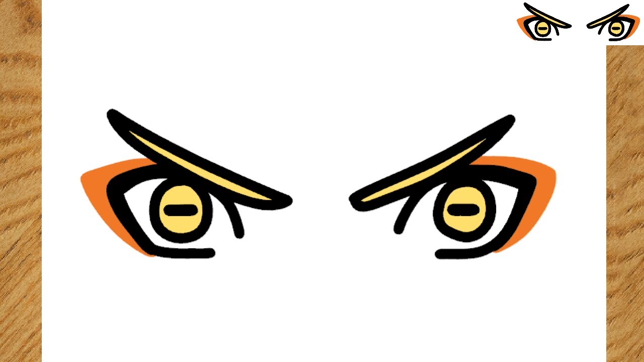 Como dibujar los ojos de Naruto modo sabio | sennin - modo ermitaño ...