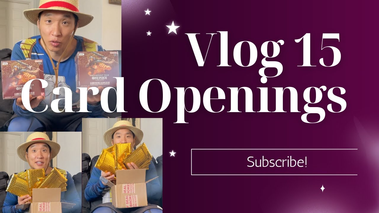 Vlog 15 Card Opening - YouTube