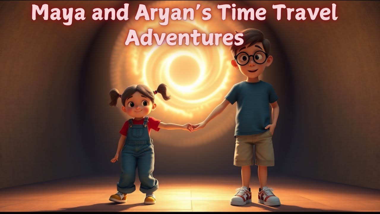 Maya and Aryan’s Time Travel Adventures | Kids stories - YouTube