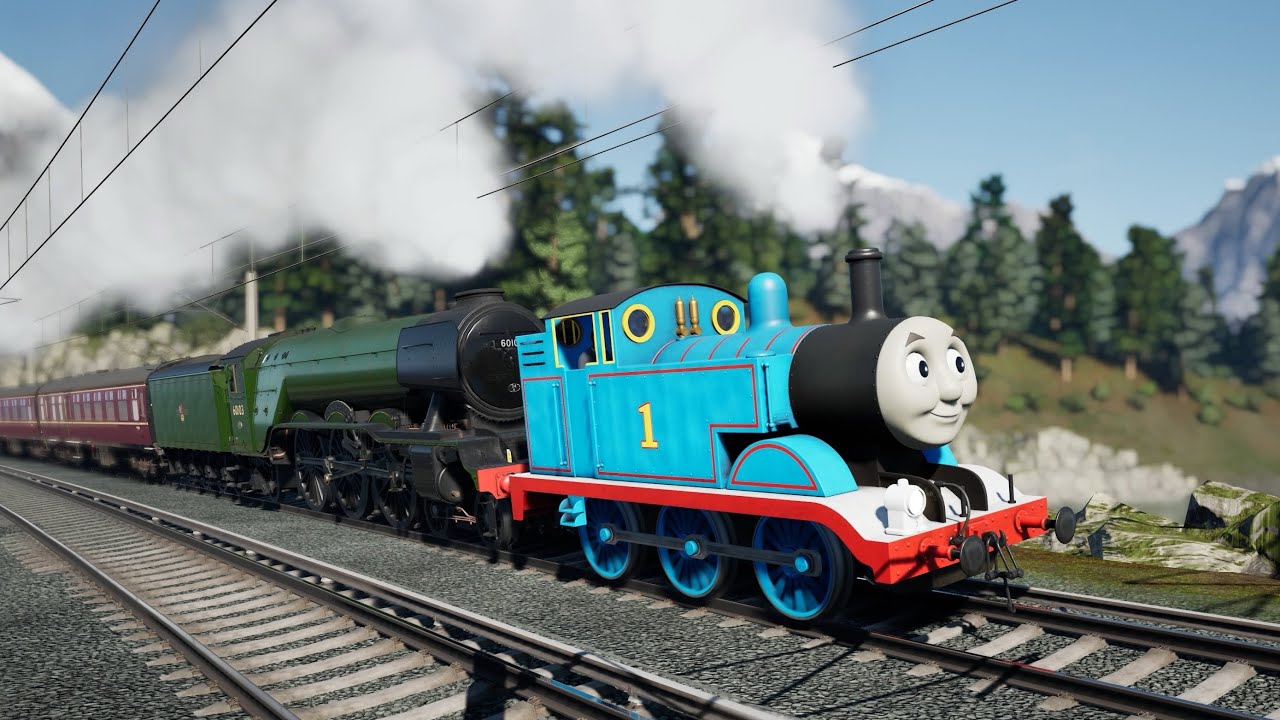 Train Sim World 5 Thomas and Flying Scotsman doubleheader - YouTube