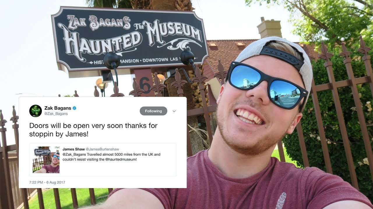 VISITING ZAK BAGANS' HAUNTED MUSEUM - YouTube