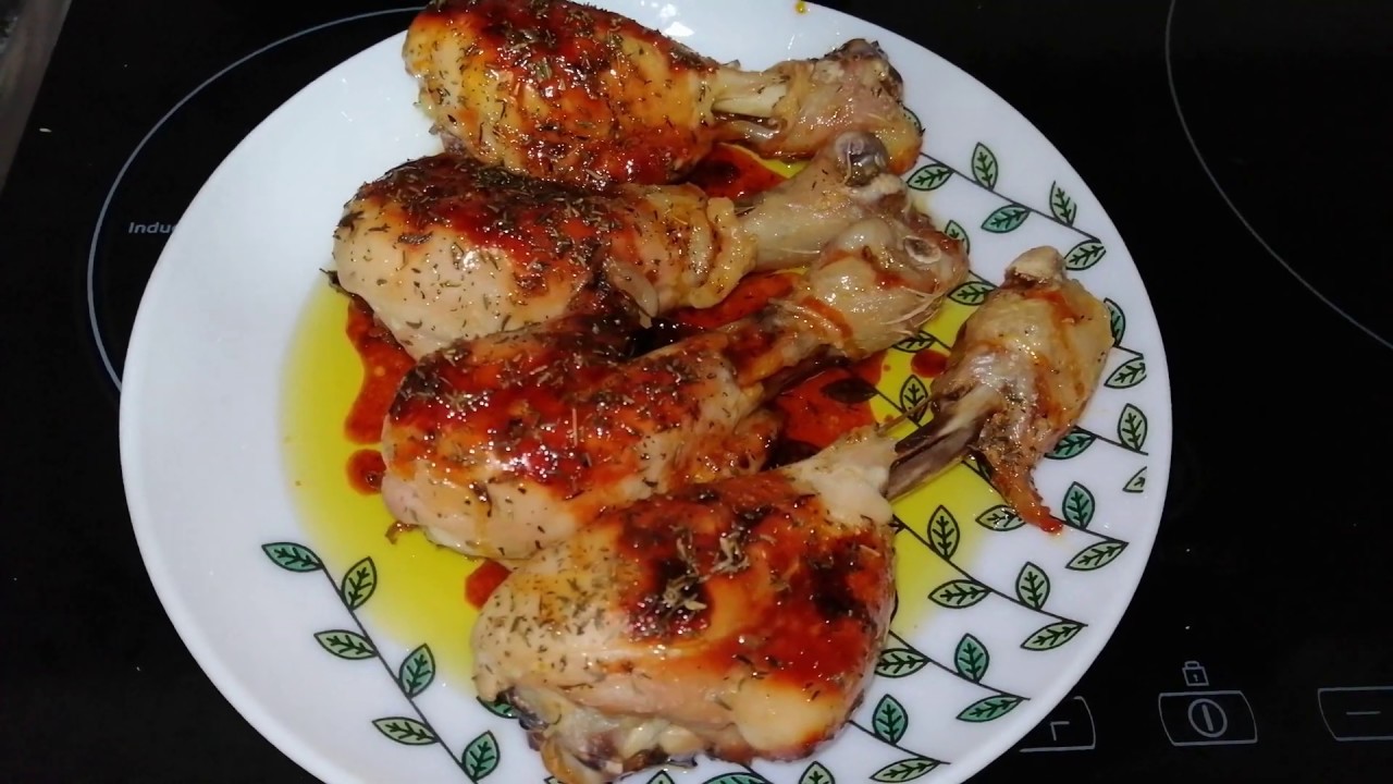 MUSLOS DE POLLO A LA MIEL Y TOMILLO - YouTube