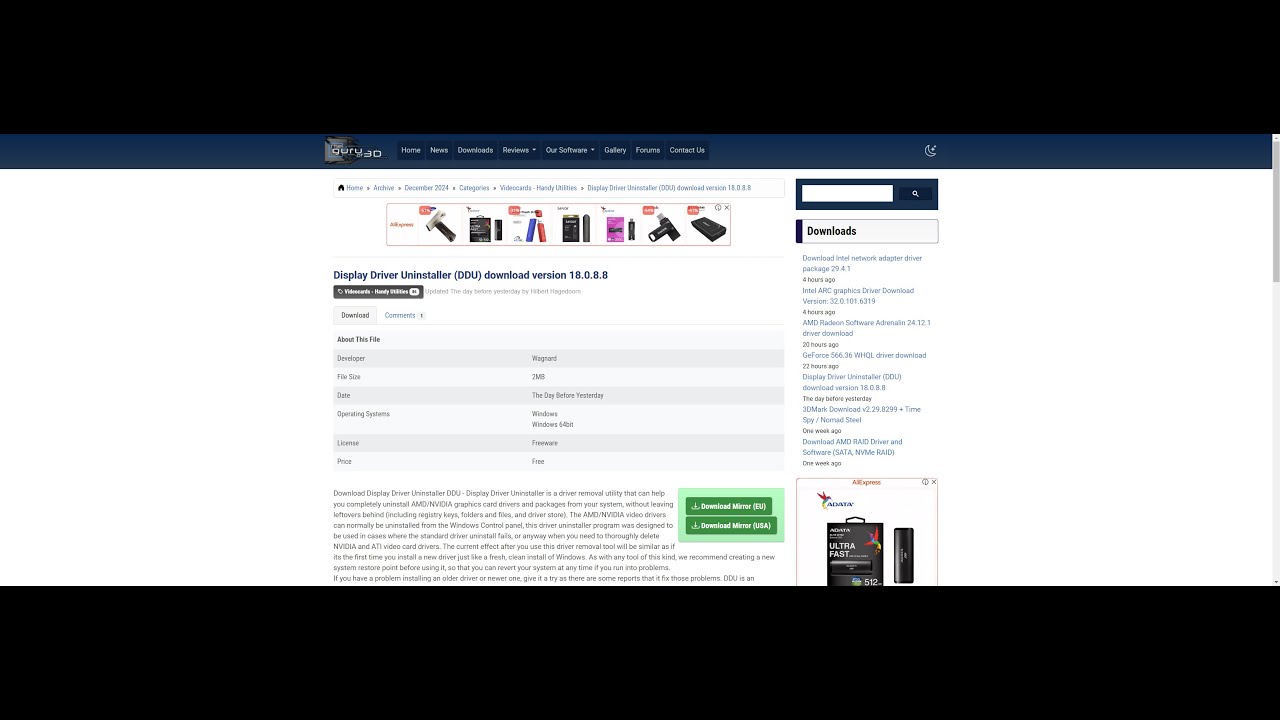 Como usar o DDU - Display Driver Uninstaller - YouTube