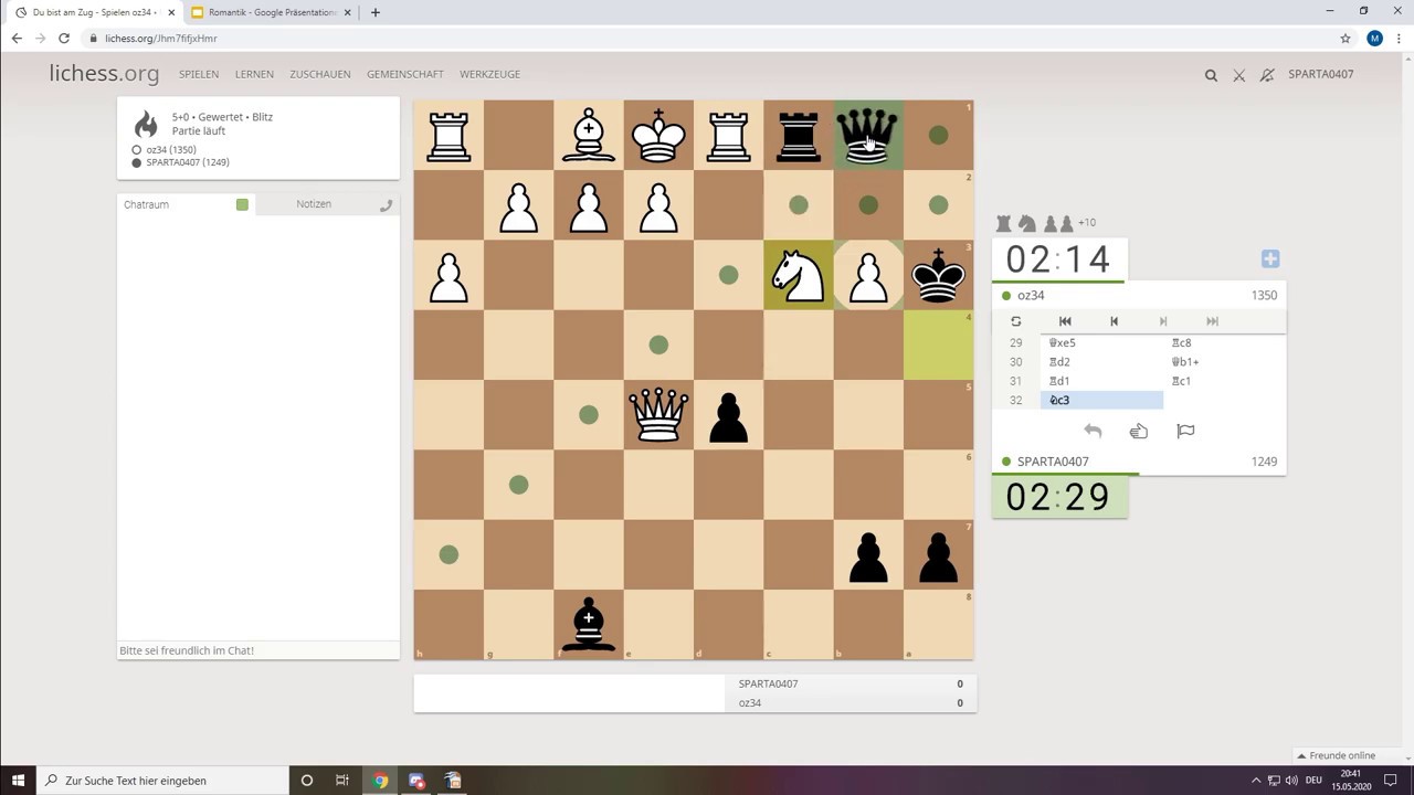 how to win a completely lost chess game - king goes for a walk - YouTube