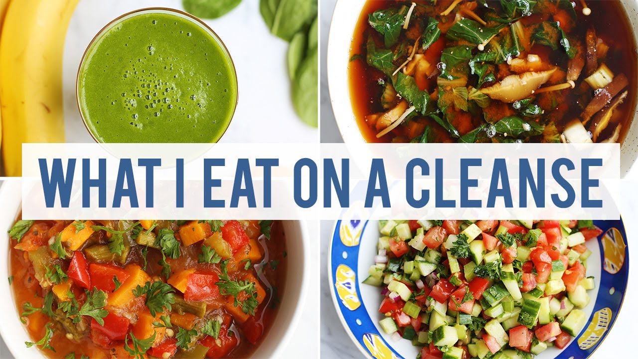 What I Eat On a Cleanse Day | HEALTHY VEGAN RECIPES - YouTube