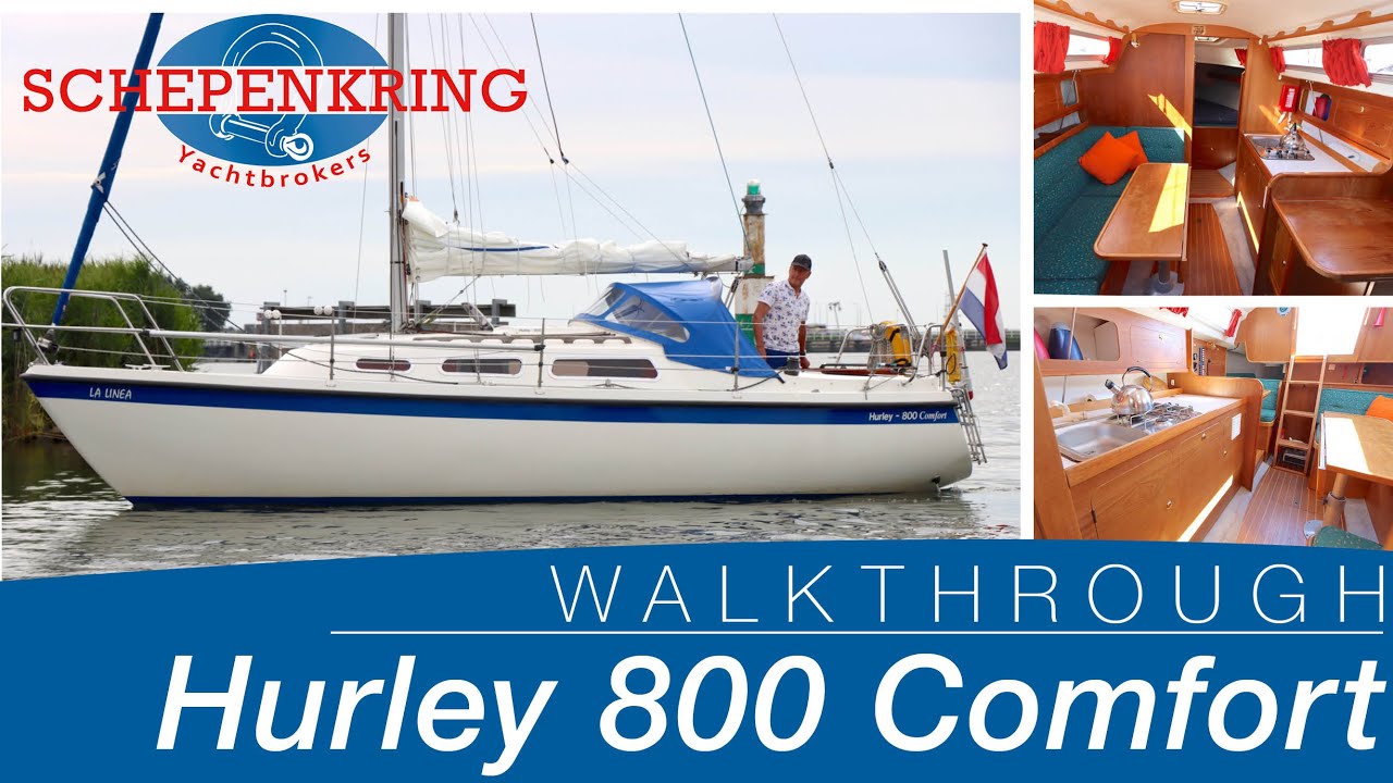 Hurley 800 Comfort for sale | Yacht Walkthrough | @ Schepenkring ...