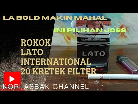 ROKOK LATO INTERNASIONAL 20 #BOLD HEMAT # - YouTube