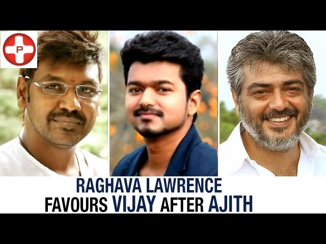 Raghava Lawrence With Vijay