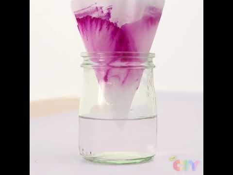 Crayola CIY Tie Dye Coffee Filter Flowers - YouTube
