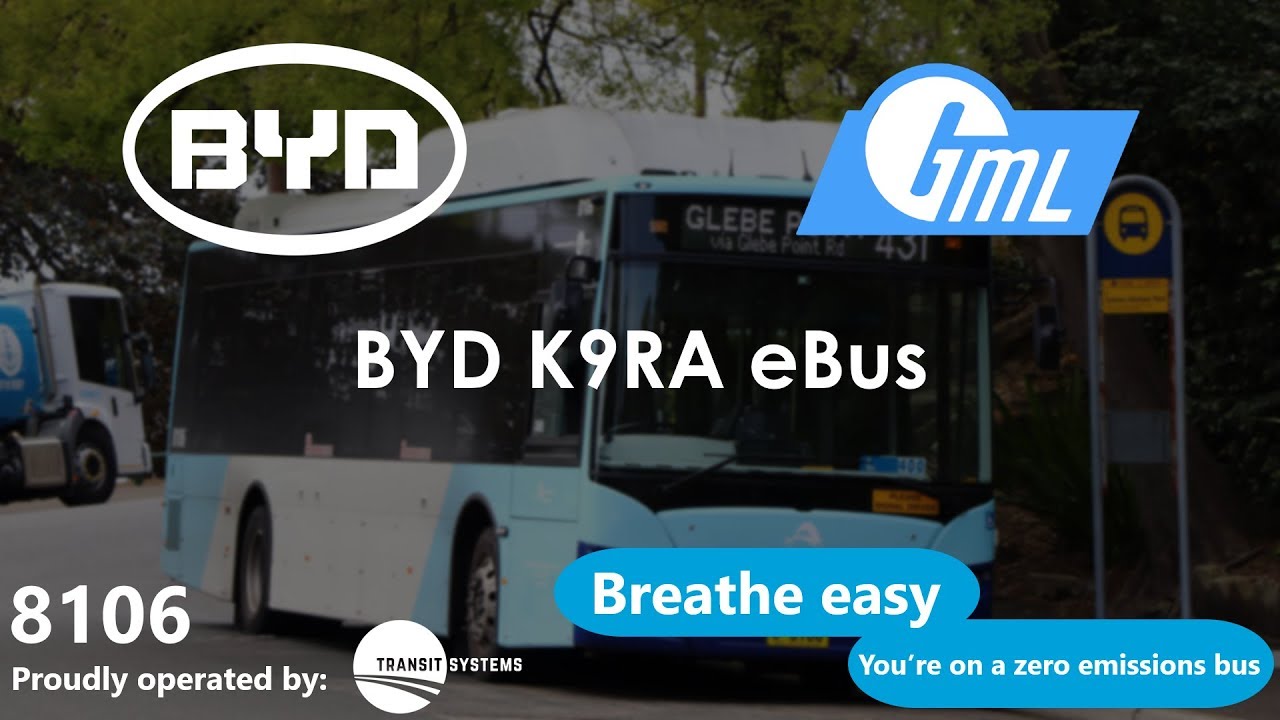 [Transit Systems] BYD K9RA eBus on Route 431 - YouTube