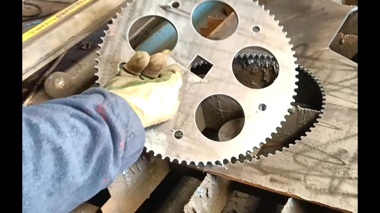 How To Draw And Cut Homemade Sprockets On The Extreme CNC Plasma Cutter ...
