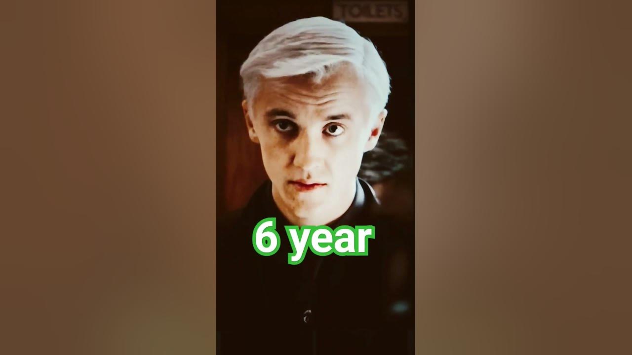 Draco Malfoy Throughout The Years In Hogwarts Youtube