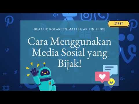 Cara Menggunakan Media Sosial yang bijak! - 7E/05 Beatrix - YouTube