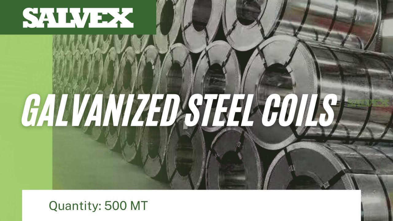 Current Sale - Galvanized Steel Coils (500 MT) - YouTube