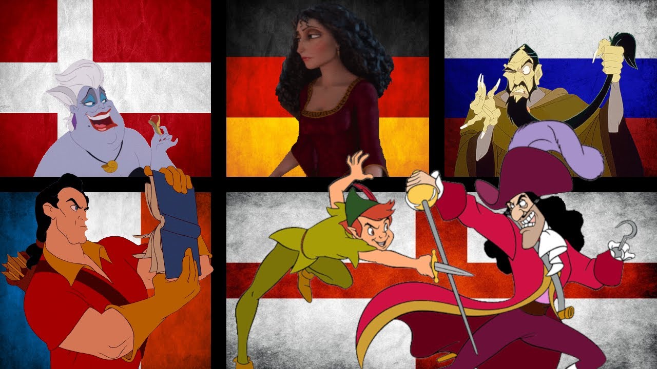 Disney Villains Singing in their Native Language🖤 - YouTube