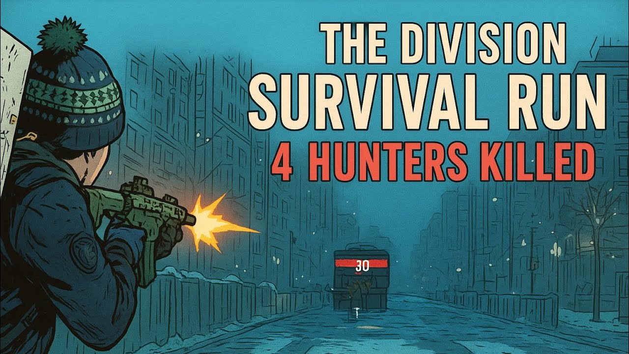 The Division 1 Survival run on ps5. 4 hunters killed - YouTube